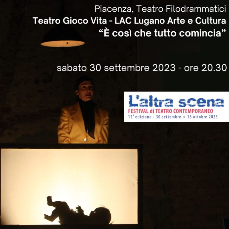 Manca poco al debutto della coproduzione Teatro Gioco Vita – LAC Lugano ...