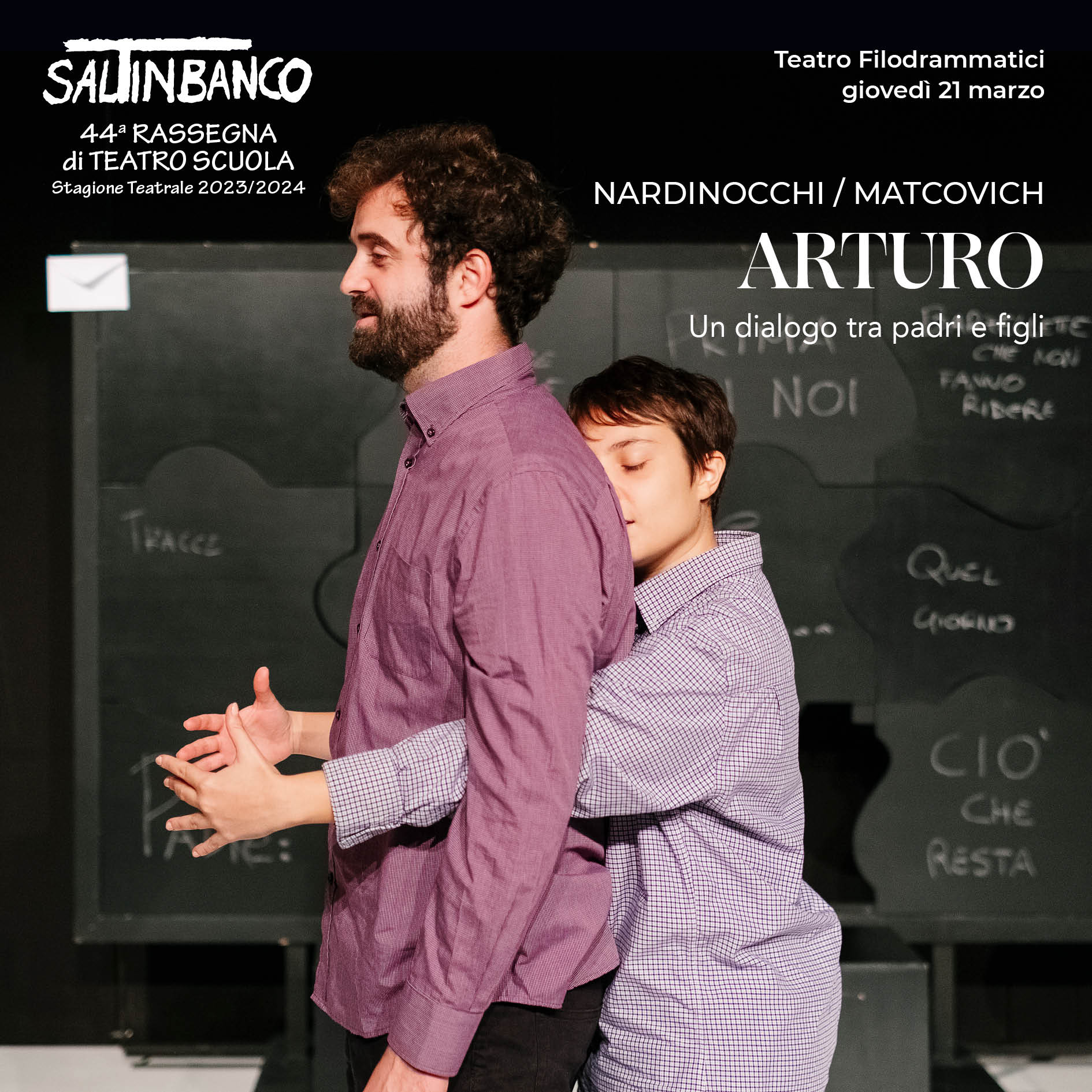 “ARTURO” un dialogo tra padri e figli / Stagione di teatro scuola – Teatro Gioco Vita